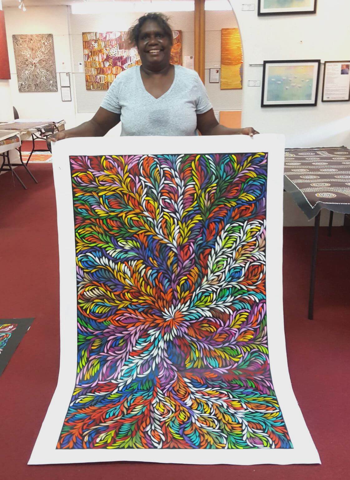 Louise Numina Napananka / Medicine Leaves (10B)