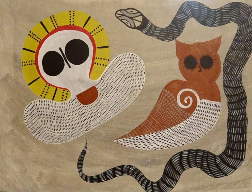 Edna Dale / Wandjina, Owl and Ungud