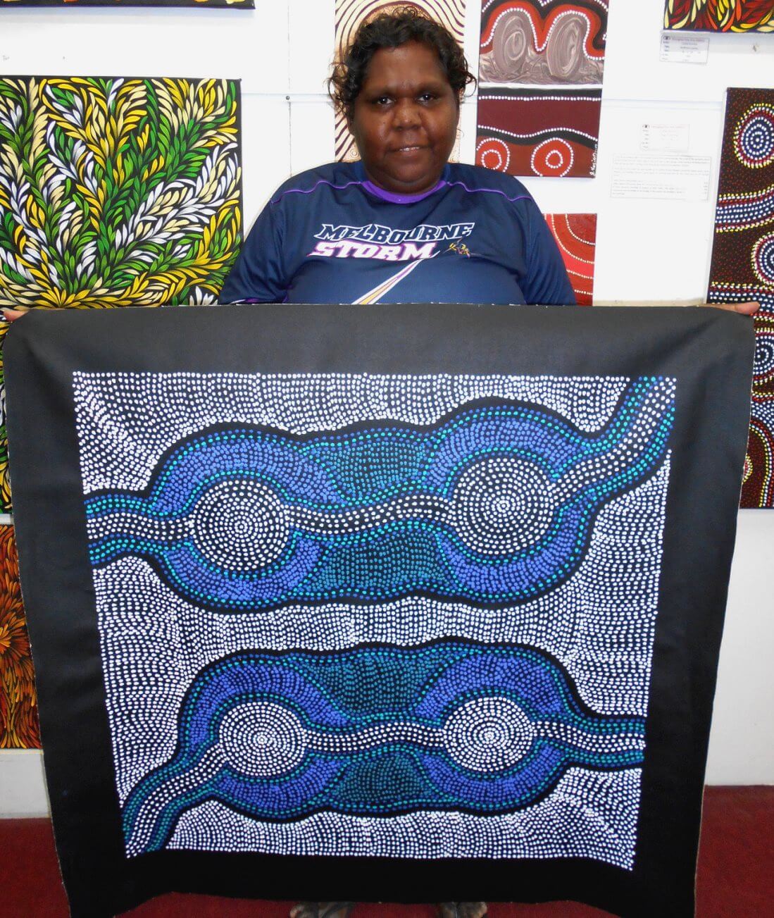 Sharon Numina Napanangka / Water Dreaming (2A)