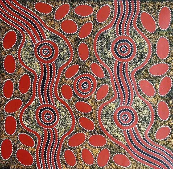 Sharon Numina Napanangka / Water Dreaming (3A)