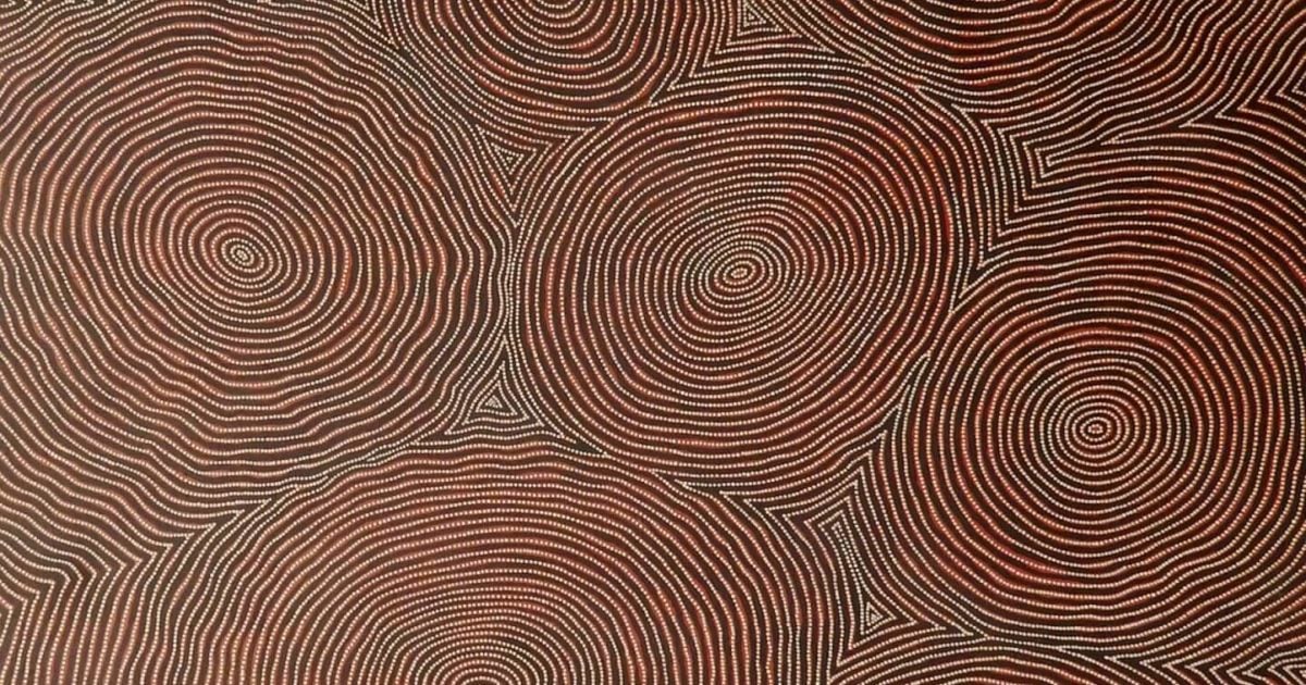 Raymond Walters Japanangka / Ngarleyekwerleng - Emu Dreaming (2A)