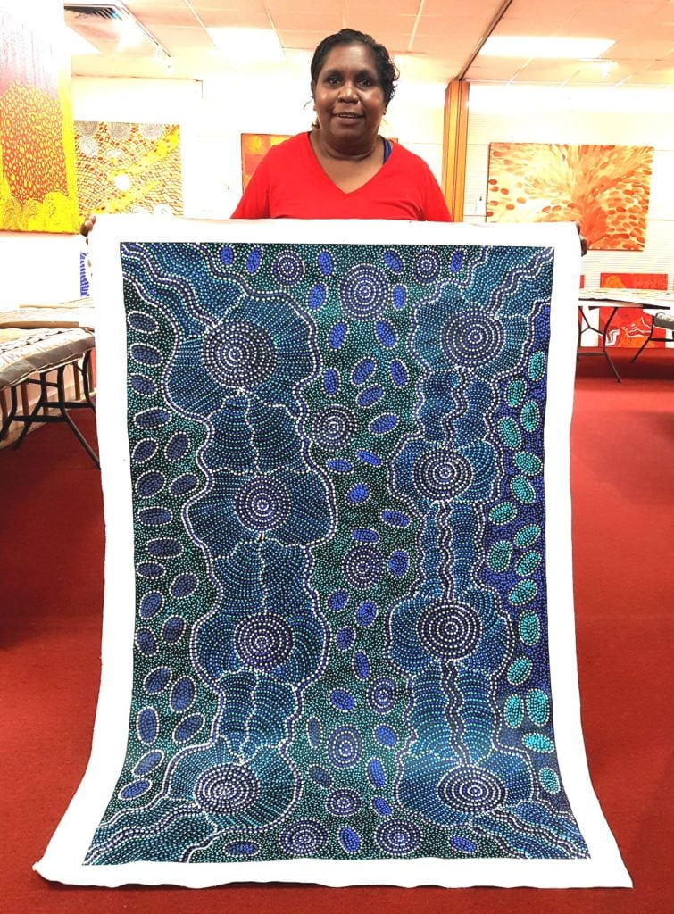 Selina Numina Napananka / Water Dreaming (9A)