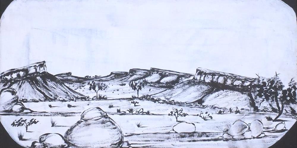 Robin Jampijinpa Brown / Landscape Around Niyrripi (1A)