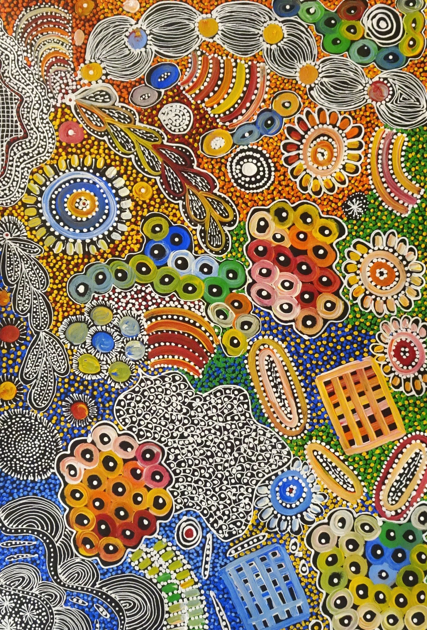 Janet Golder Kngwarreye / Women's Dreaming (4E)