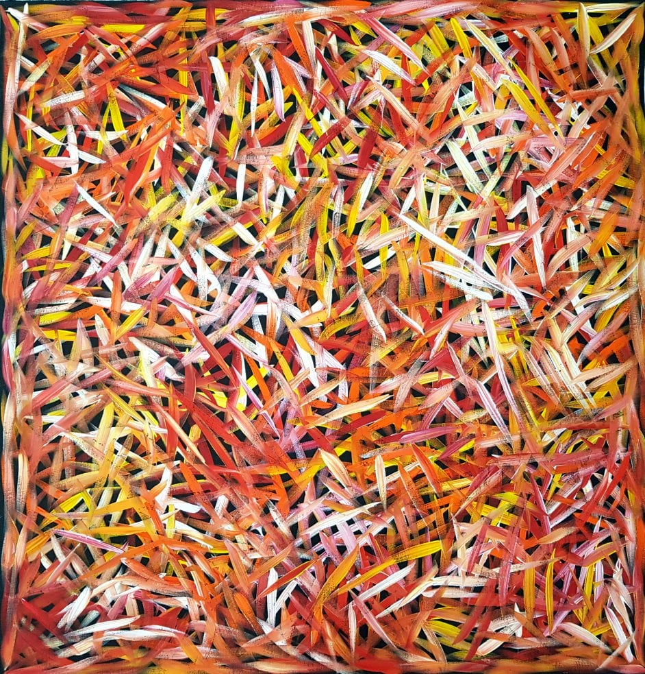 Louise Numina Napananka / Spinifex and Medicine Leaves (A14177)