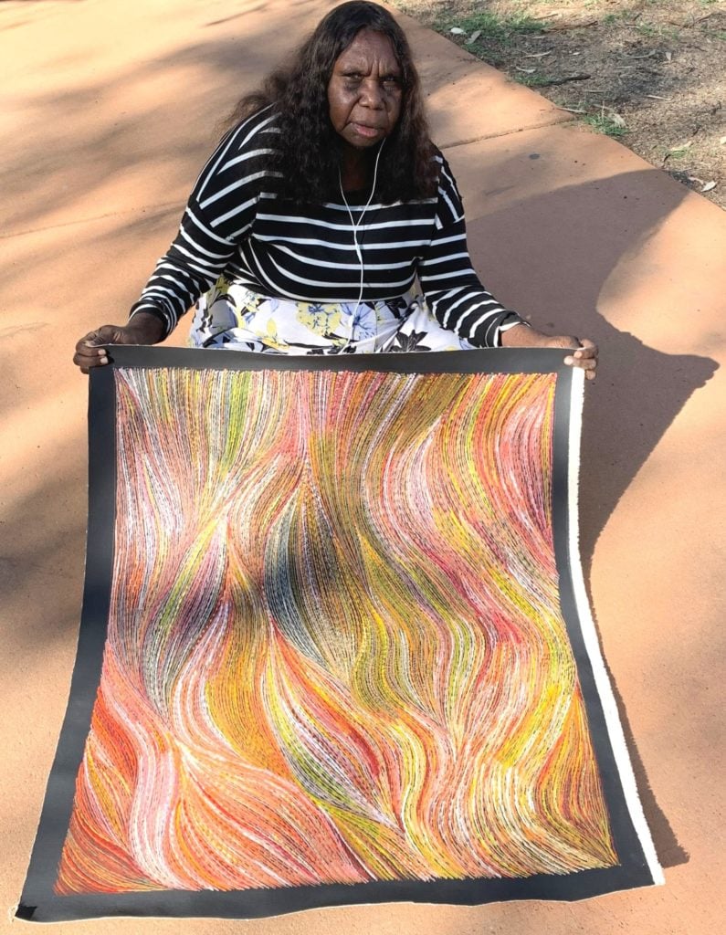 Anna Price Petyarre / Bush Yam Dreaming (IW8575)