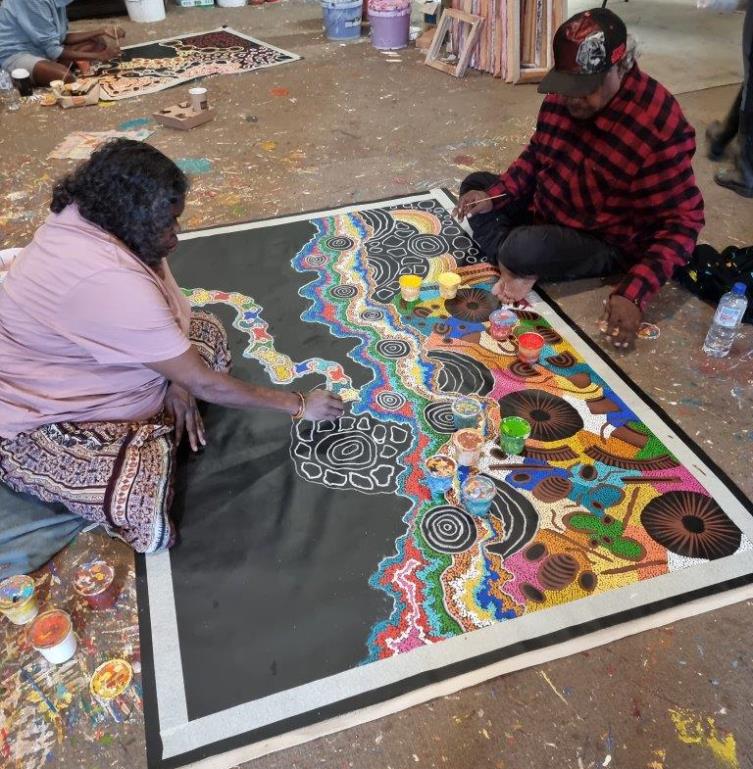 Damien and Yilpi Marks / My Country (18297)