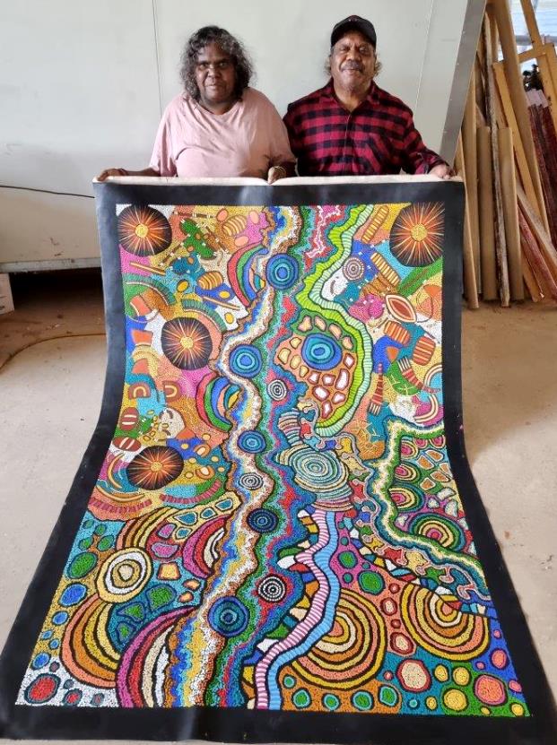 Damien and Yilpi Marks / My Country (18297)