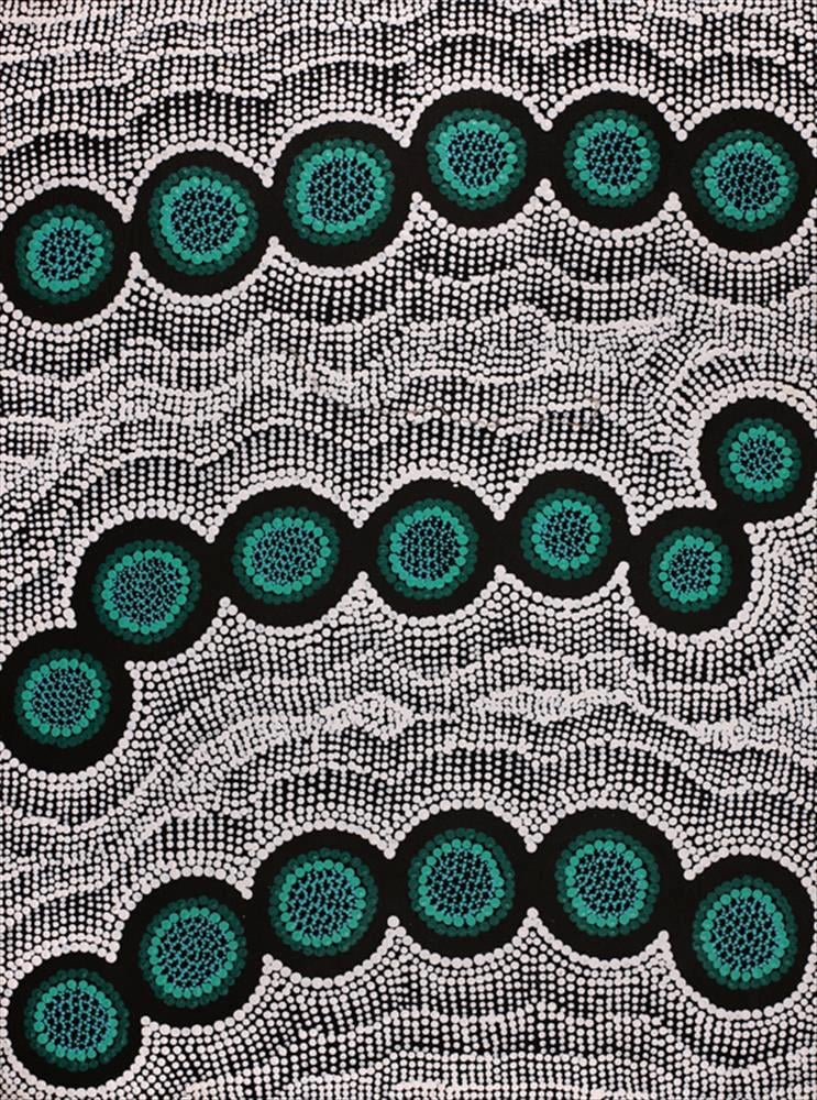 Kirsten Nangala Egan / Water Dreaming - Puyurru (1163-21)