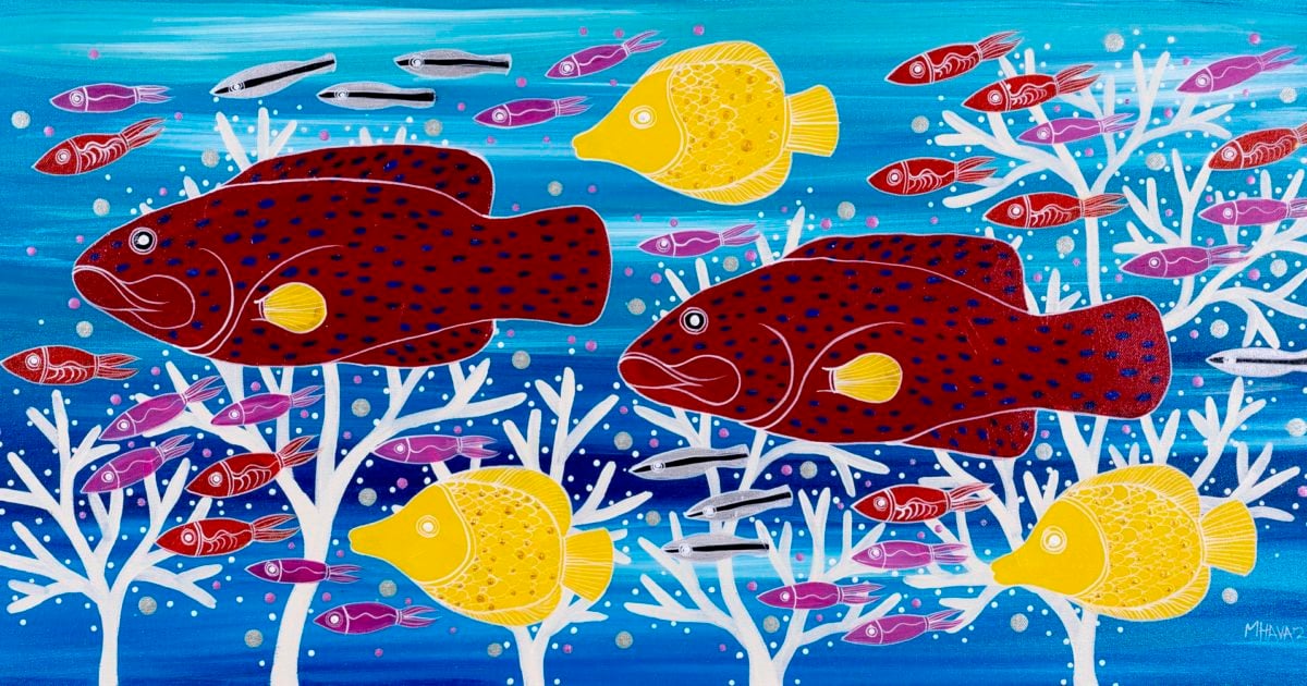 Melanie Hava / Red Coral Trout (MH423)