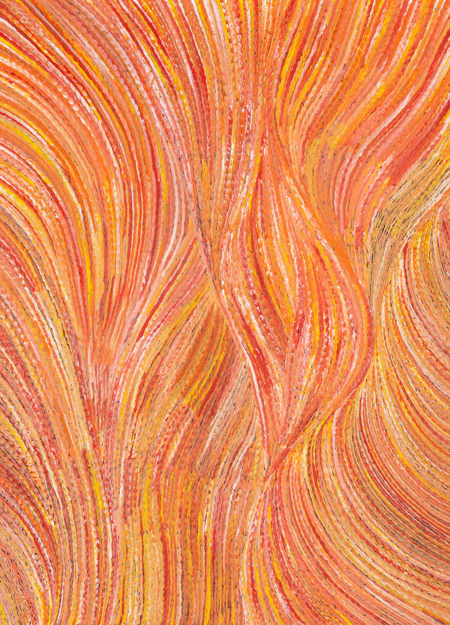 Anna Price Petyarre / Bush Yam Dreaming (A15326)