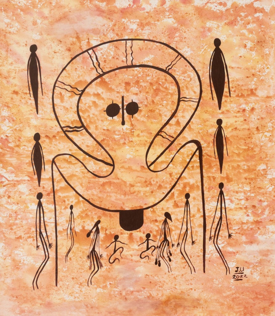 Jemma Unghango / Gwion Gwion and Wandjina Rock Art (JU160)