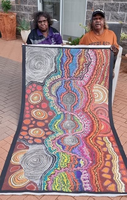 Damien and Yilpi Marks / My Country (18972)