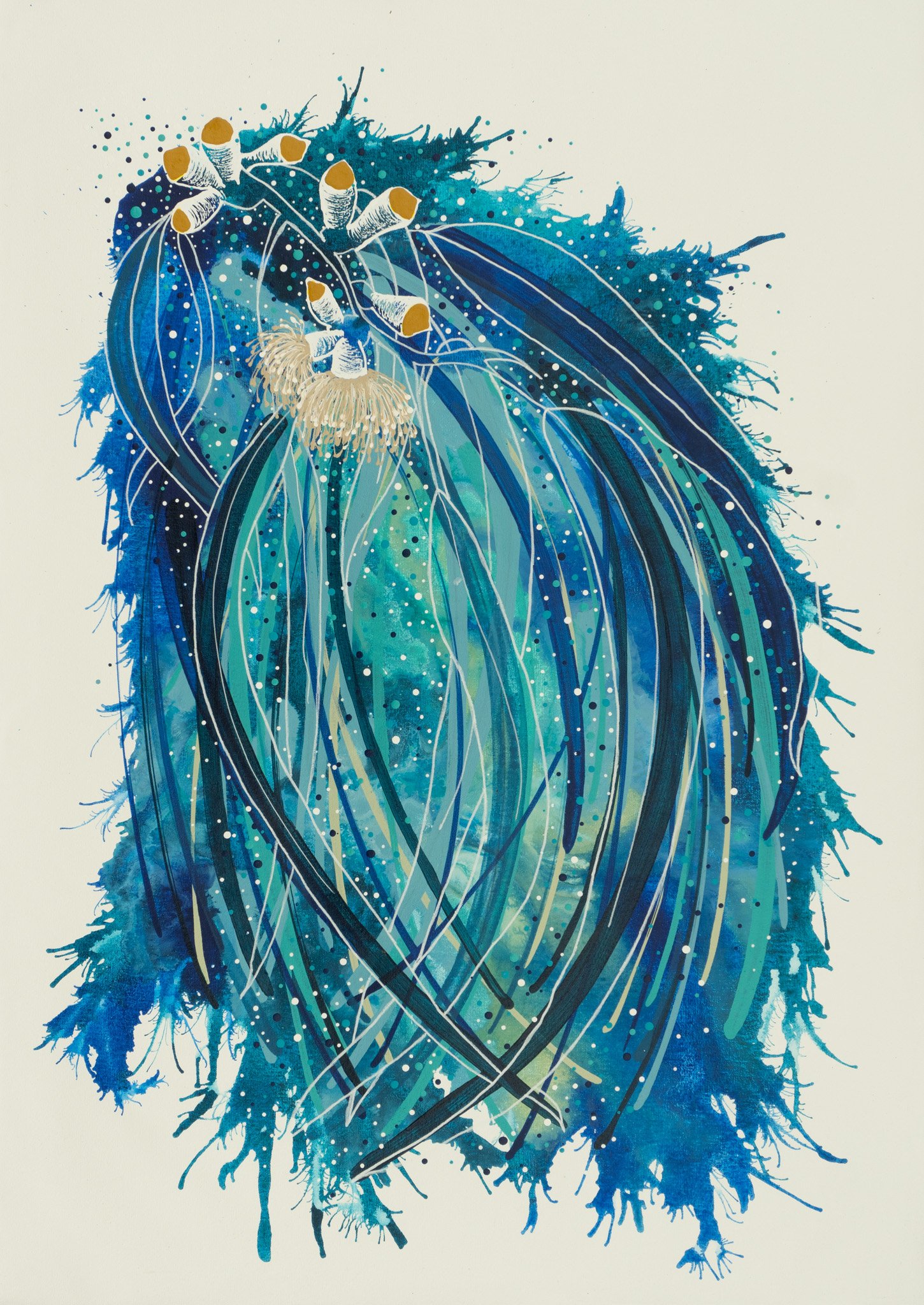 Anthony J Walker / Blue Gum Healing Leaves (AJW72)