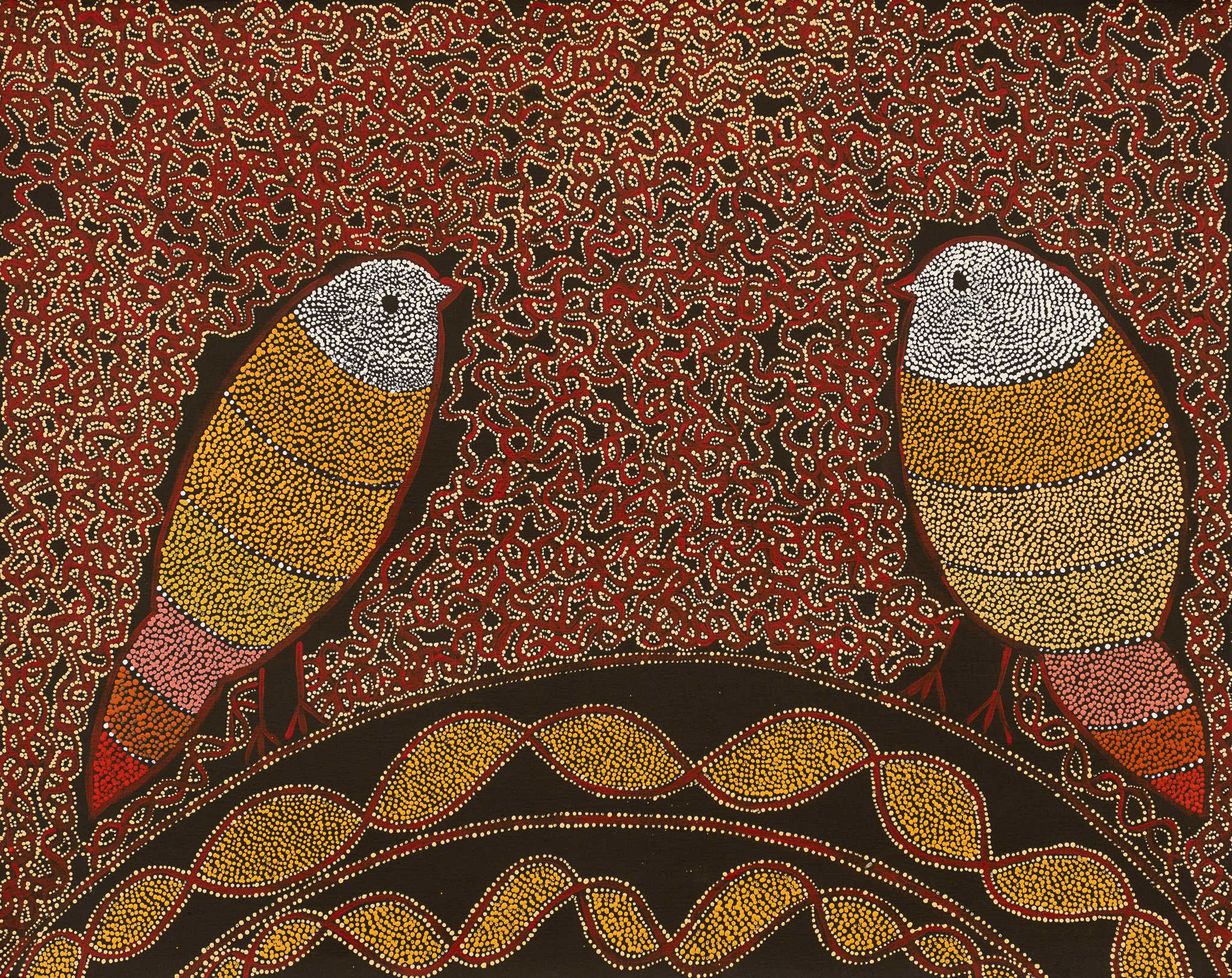 Geraldine Napangardi Granites / Birds that Live Around Yuendumu (1773-24)