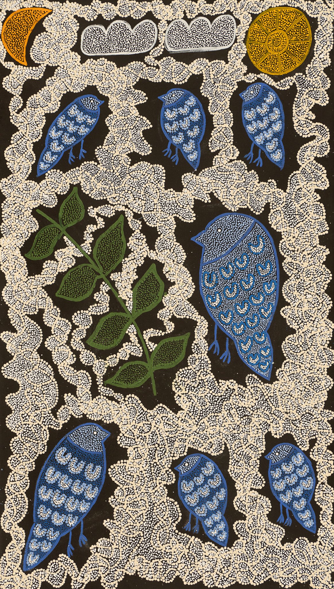 Geraldine Napangardi Granites / Birds that Live Around Yuendumu (2483-24)