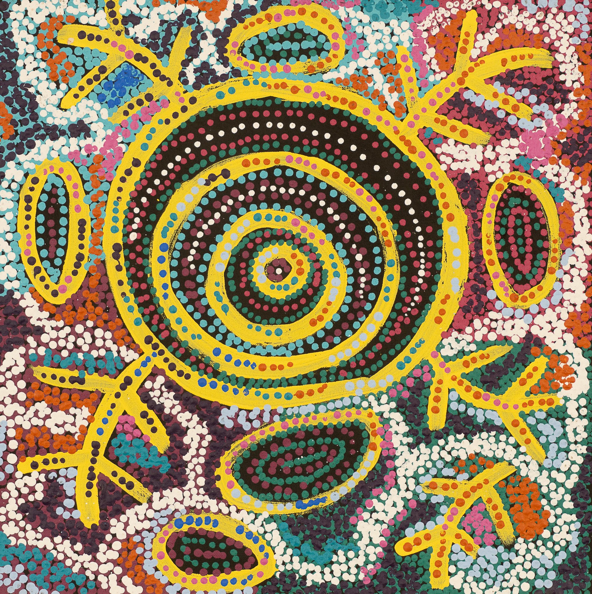 Vanetta Nampijinpa Hudson / Fire Country Dreaming (9840-22)