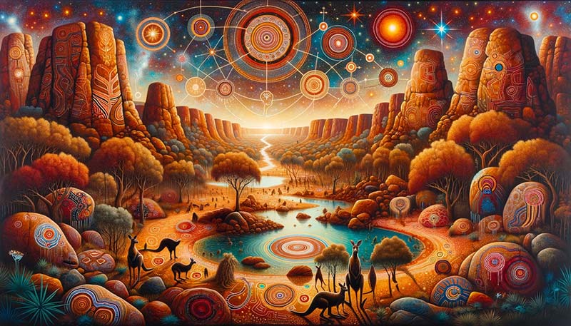 Dreamtime stories representation