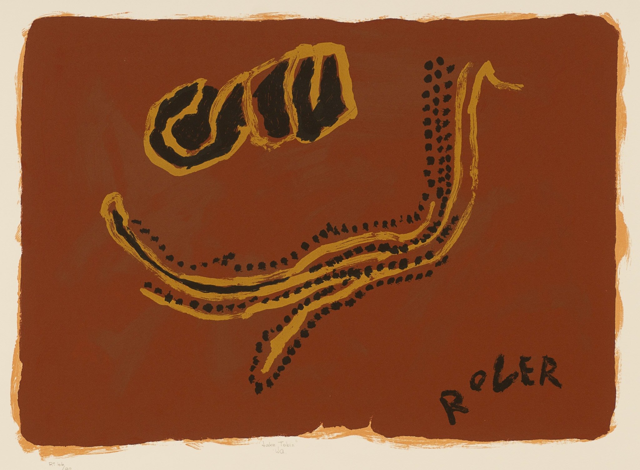 Rover Thomas / Lake Tobin (Limited Edition Screenprint)