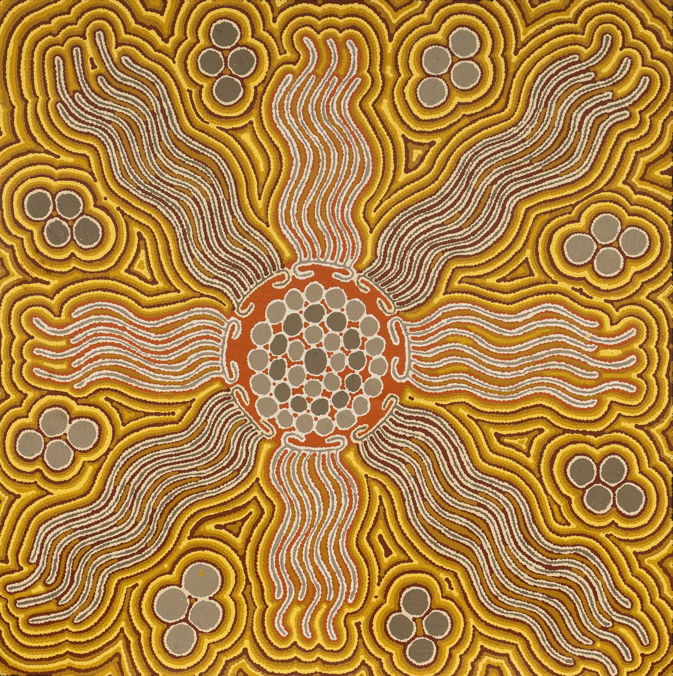 Madeleine Napangardi Dixon / Hair-string Belt Dreaming (1474-22)