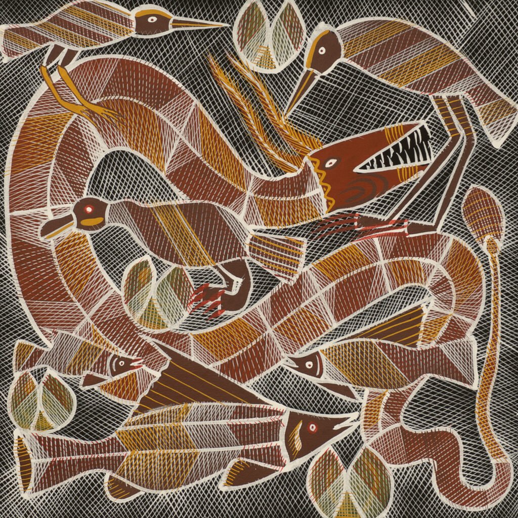 Eddie Blitner / Rainbow Serpent and Dreamtime Spirits (EB603)