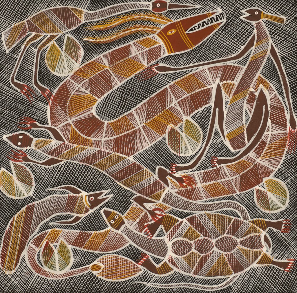 Eddie Blitner / Rainbow Serpent and Dreamtime Spirits (EB604)