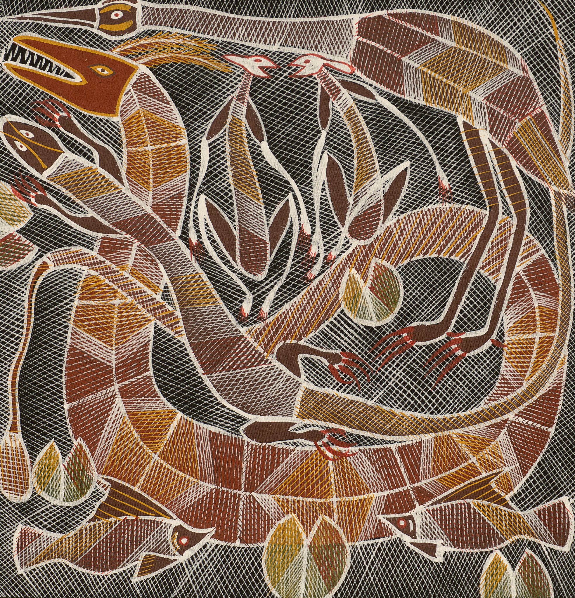 Eddie Blitner / Rainbow Serpent and Mimi Spirits (EB607)