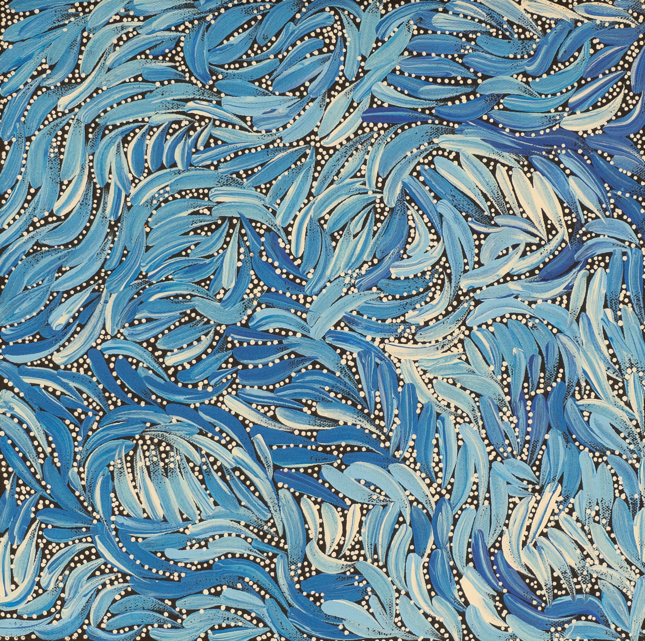 Nola Napangardi Fisher / Skinny Bush Banana Dreaming (1338-25)