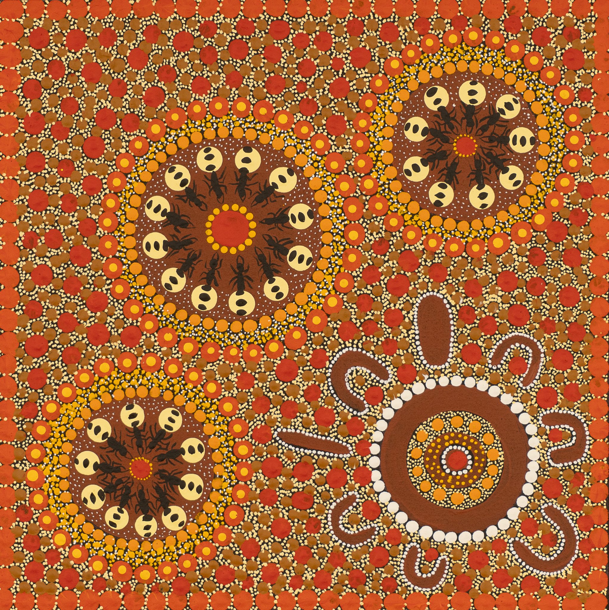 Kathleen Buzzacott / Family Digging For Honeyants (KB199)