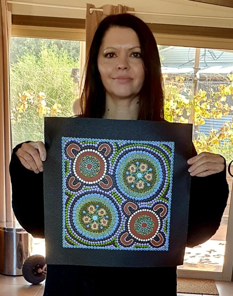 Kathleen Buzzacott / Children Catching Desert Frogs After The Rain (KB201)