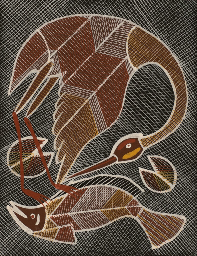 Eddie Blitner / Brolga and Barramundi Dreaming (EB625)