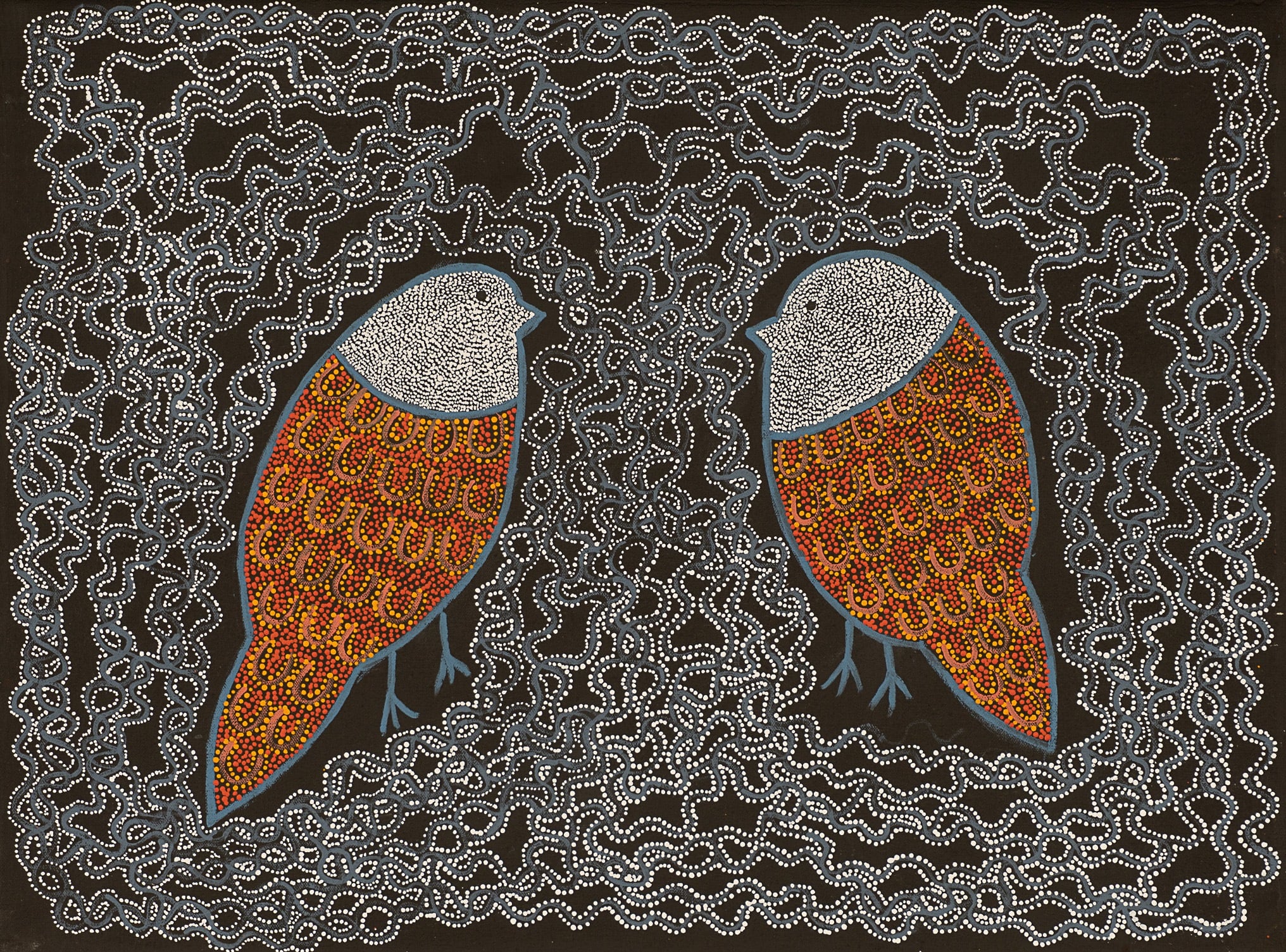 Geraldine Napangardi Granites / Snake Vine Dreaming - Mina Mina (475-26)